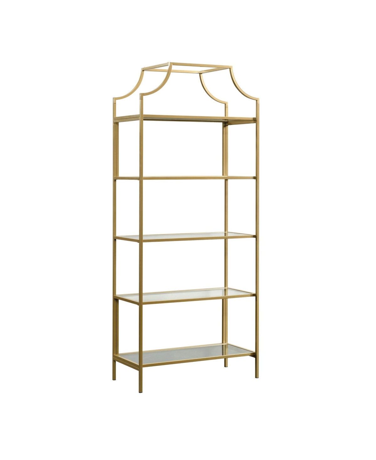 Click here for Sauder International Lux Bookcase - Satin gold prices