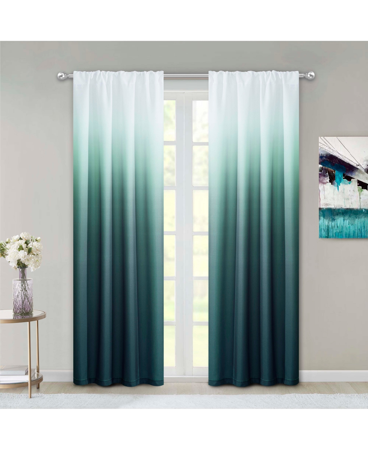 Click here for Dainty Home Ombre Darkening Curtains  Curtains for... prices