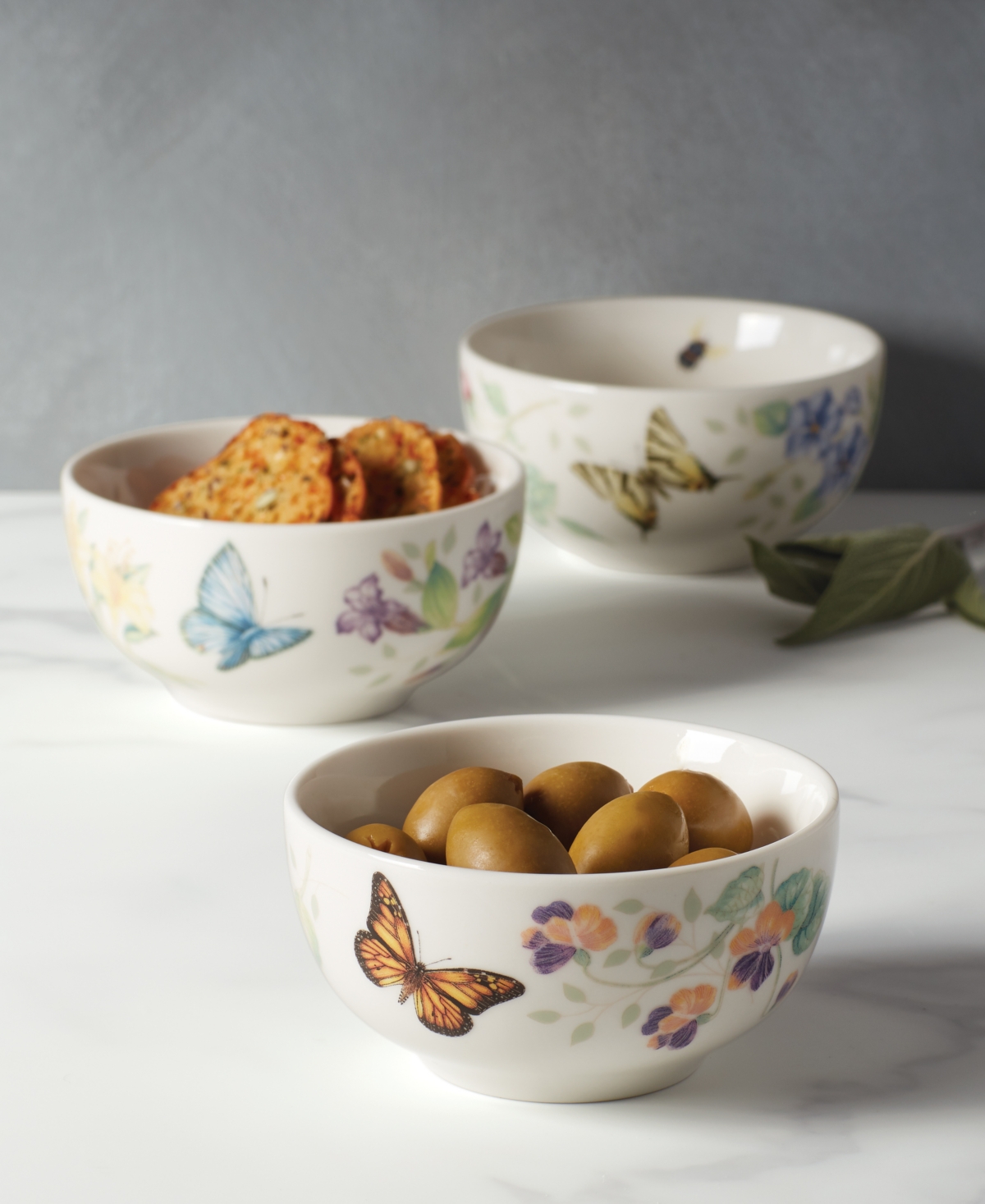 Click here for Lenox Butterfly Meadow Kitchen Mini Bowls  Set of... prices