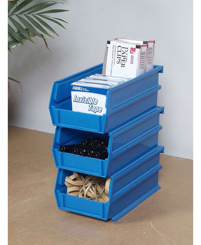 Triton Products Locbin Stacking, Hanging, Interlocking Bins, 24 Count ...