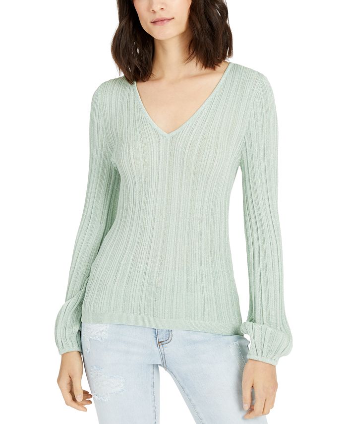INC International Concepts INC Metallic Shine Sweater, Created for Macy ...