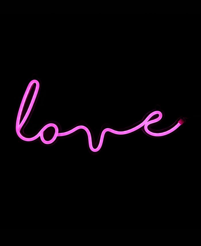 COCUS POCUS Cursive 'love' LED Neon Sign - Macy's