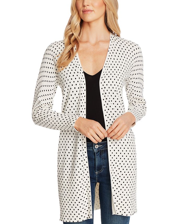 CeCe Polka-Dot Cardigan - Macy's