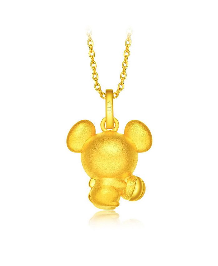 Chow Tai Fook Rat Charm Pendant in 24K Gold - Macy's