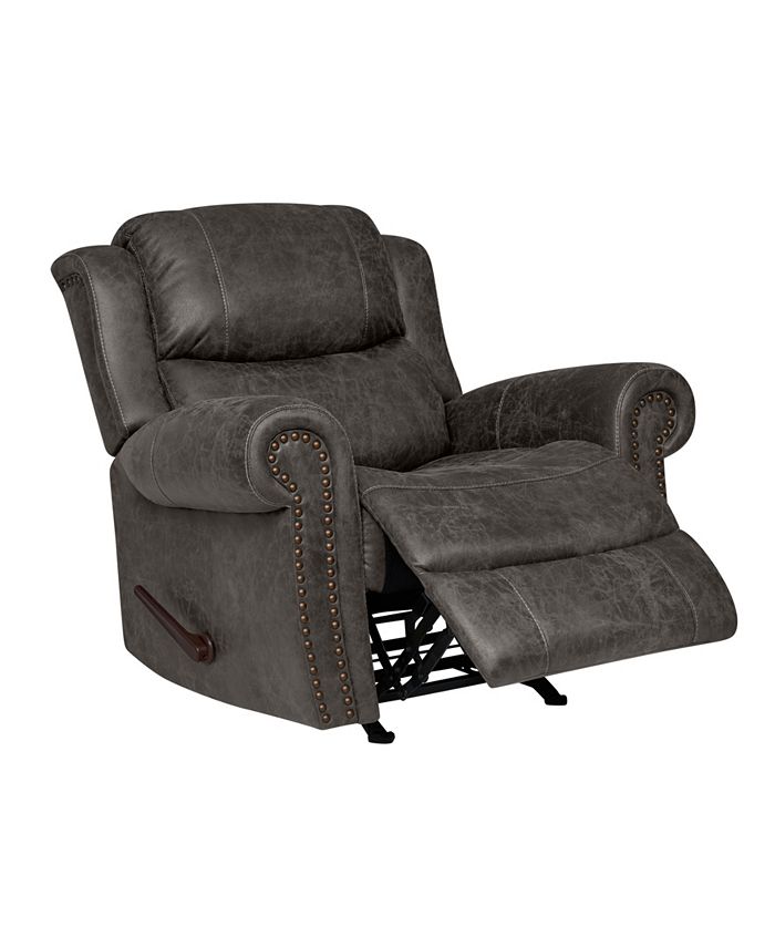 ProLounger Extra Large Rocker Rolled Arm Recliner Chair - Macy's
