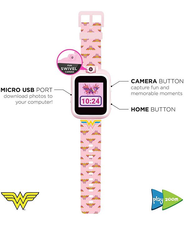 iTouch Kids PlayZoom DC Comics Blush Wonder Woman Symbol Strap ...