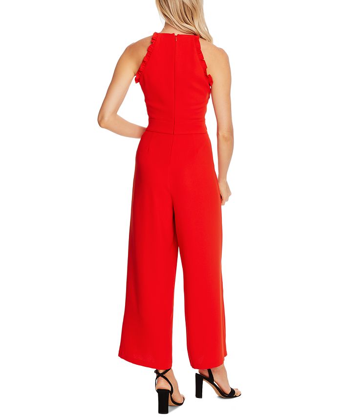 CeCe Sleeveless Ruffled Jumpsuit - Macy's
