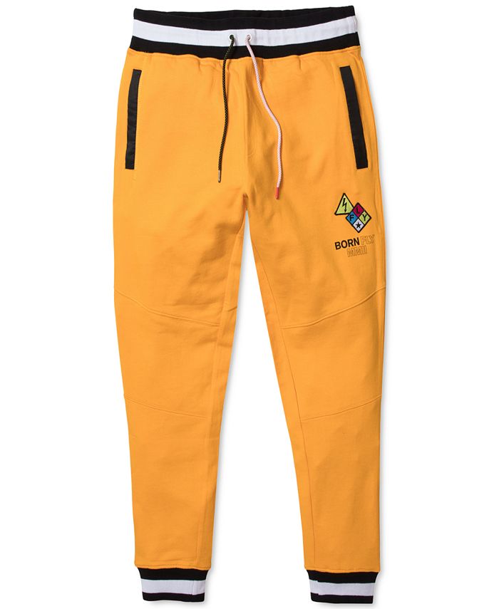 Born Fly Men's Embroidered Jogger Pants - Macy's