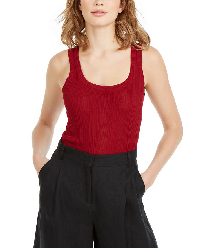 Weekend Max Mara Ribbed Tank Top - Macy's