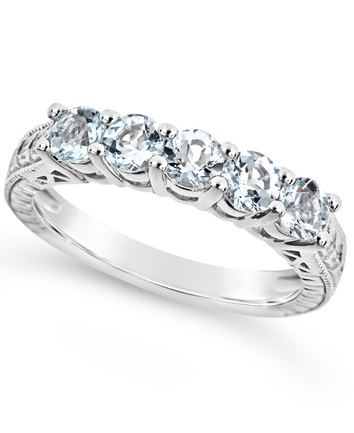 Click here for Blue Topaz (1-1/2 ct. t.w.) Ring in Sterling Silve... prices