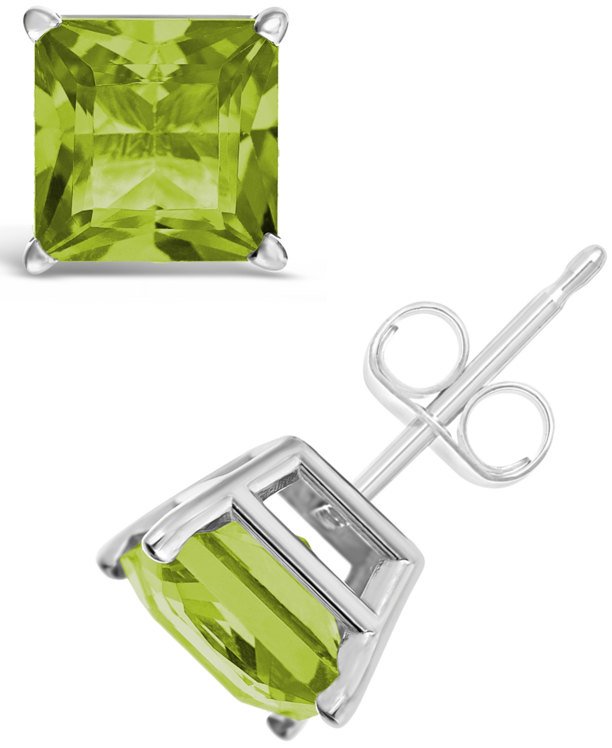 Click here for Gemstone Stud Earrings in Sterling Silver - Perido... prices