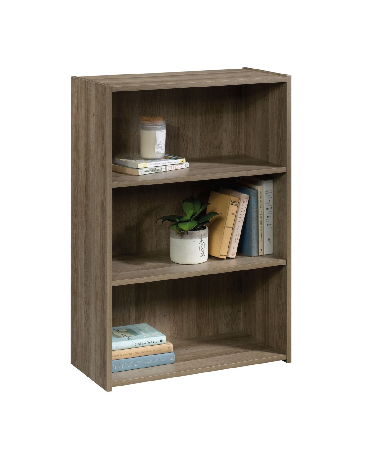Click here for Sauder Beginnings 3-Shelf Bookcase - Summer oak prices