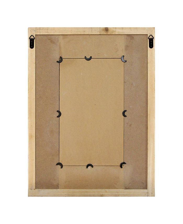Stratton Home Décor Stratton Home Decor Hillary Wood Wall Mirror - Macy's