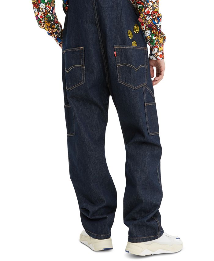 Levi's Men's Nintendo Super Mario Overalls - Macy's