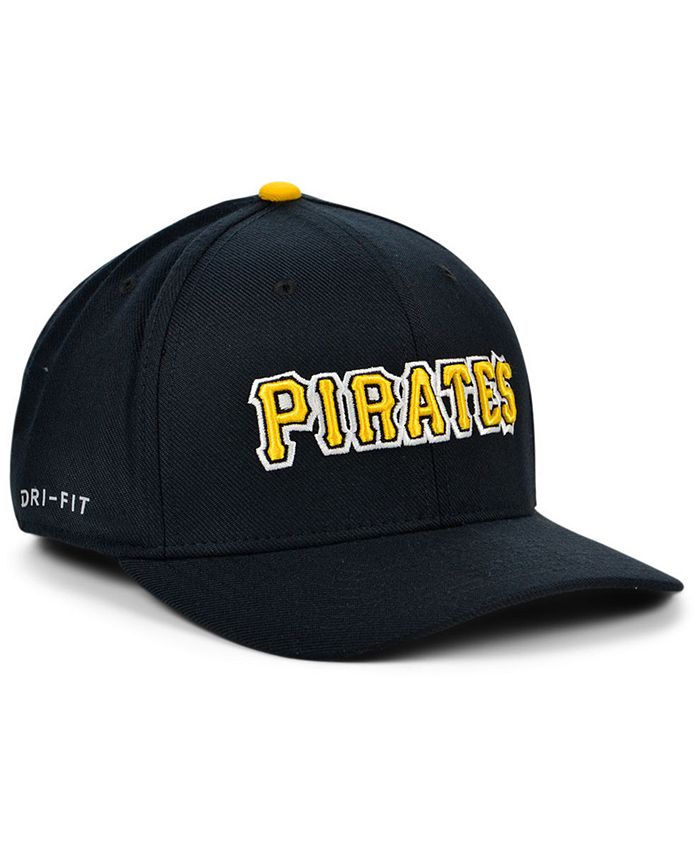 Nike Pittsburgh Pirates Legacy 91 Dri-FIT Swooshflex Stretch Fitted Cap ...