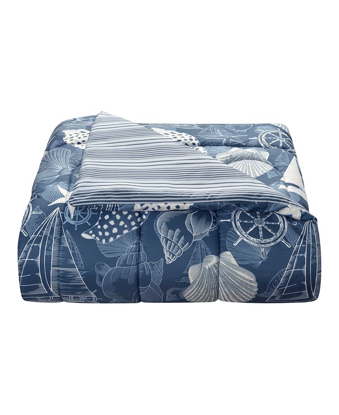 Fairfield Square Collection Seashell 8-Pc. Full Comforter Set - Macy's