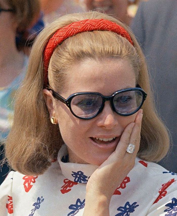 Grace Kelly Collection Rhodium Plated Official Engagement Ring - Macy's