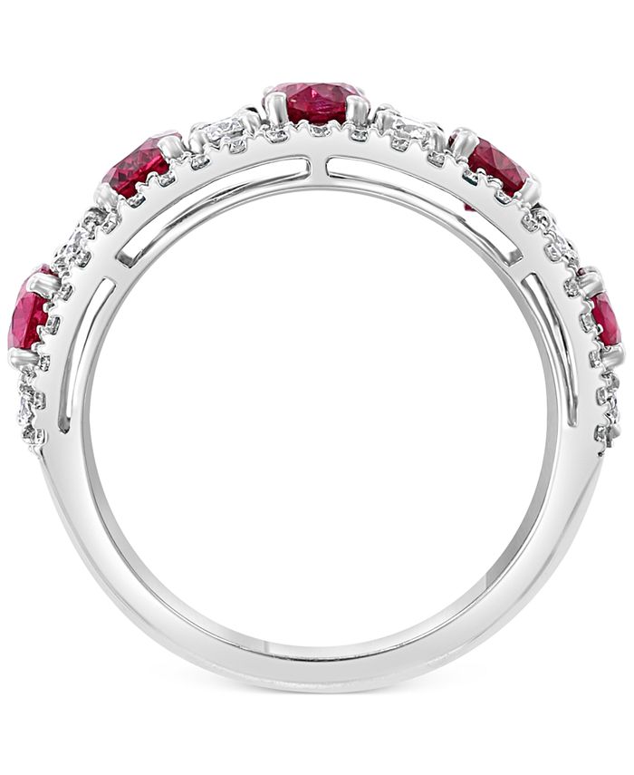 EFFY Collection EFFY® Ruby (2-1/2 ct. t.w.) & Diamond (1 ct. t.w.) Ring ...