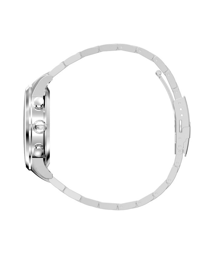 Charles Hutton Men's Duke Chronograph Silver Stainless Steel Strap ...