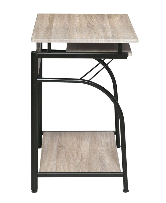 OneSpace Comfort Products Stanton Computer Desk with Pullout Keyboard ...