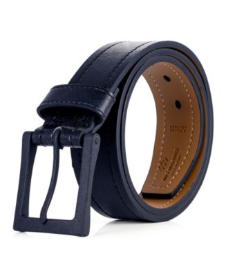 Mio Marino Men's Solid Casual Prong Belt - Macy's