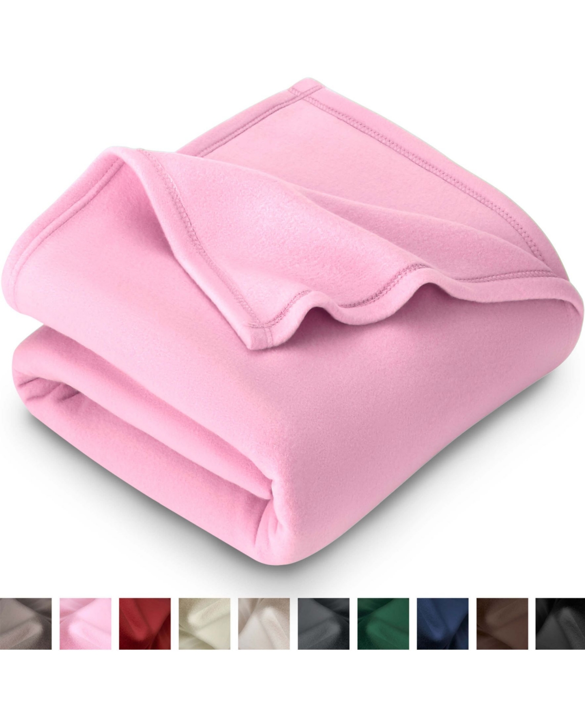 Click here for Bare Home Polar Fleece Blanket King - Light pink prices