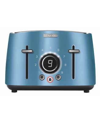 Sencor Stainless Steel 4-Slice 1600W Toaster with Digital Button & Rack ...