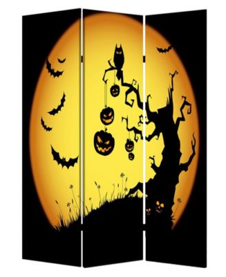 Screen Gems Double sided with different Design 3 Panel 6' Halloween ...