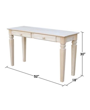International Concepts Java Console Table with 2 Drawers - Macy's