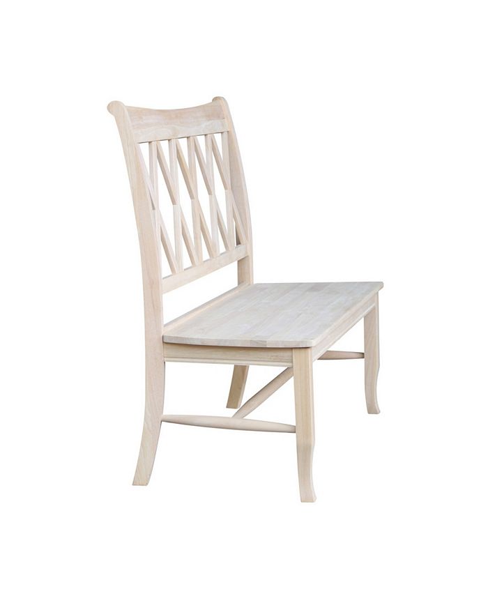 International Concepts Double X-Back Bench - Macy's