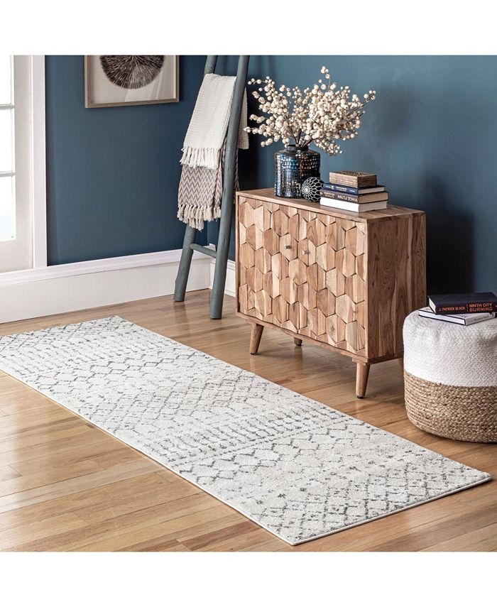 nuLoom Bodrum Moroccan Blythe Gray 8' x 10' Area Rug - Macy's