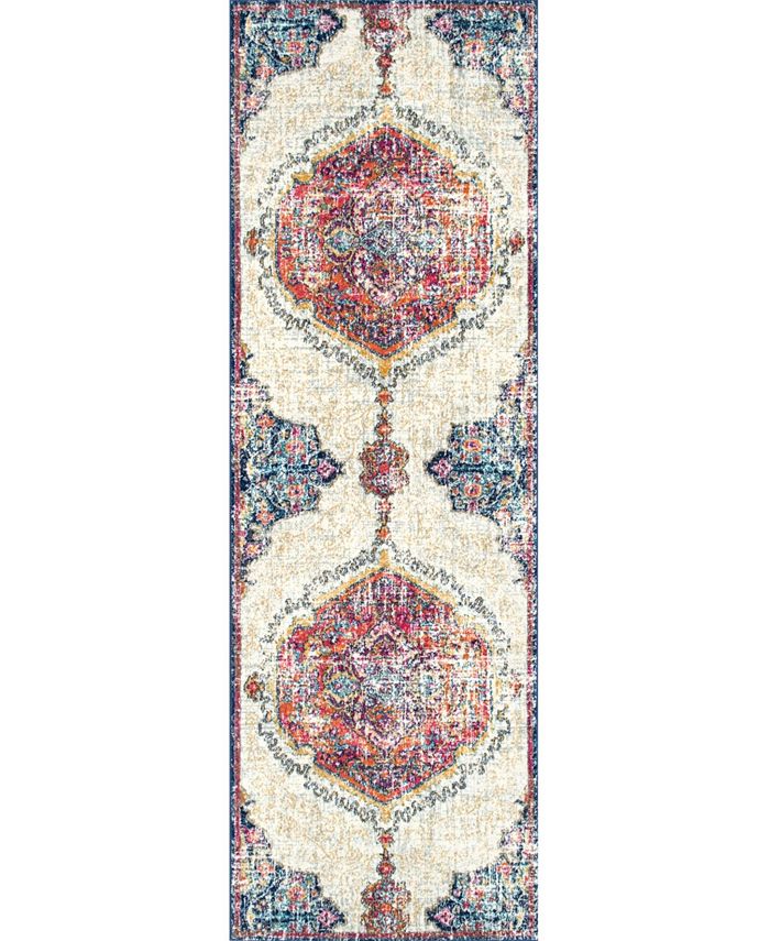 nuLoom Bodrum Vintage-Inspired Medallion Maranda 8' x 10' Area Rug - Macy's
