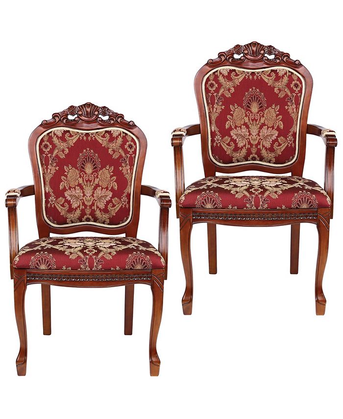 Design Toscano Crown Hill Baroque Chair, Set of 2 - Macy's