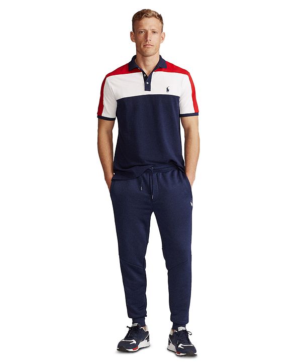 Polo Ralph Lauren Men's Custom Slim-Fit Color-Blocked Polo Shirt & Reviews - Polos - Men - Macy's
