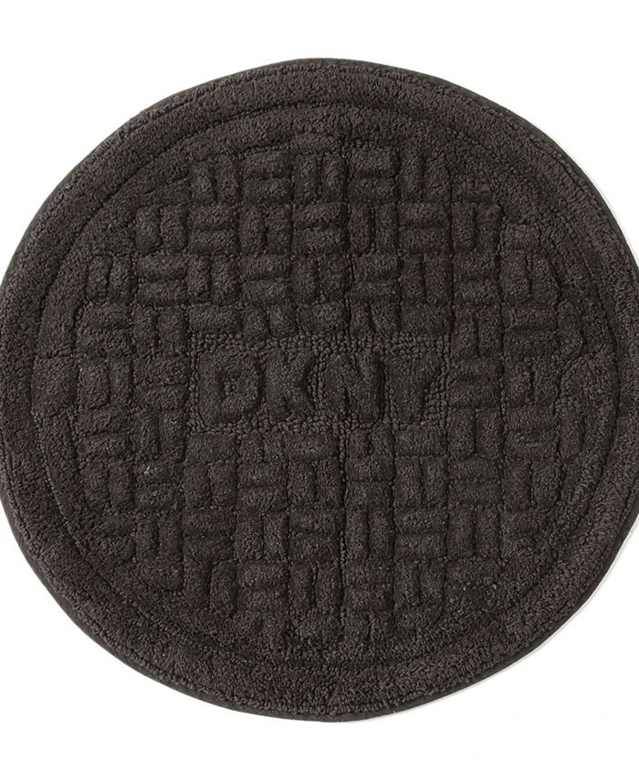 DKNY Manhole Cover Bath Rug - Macy's