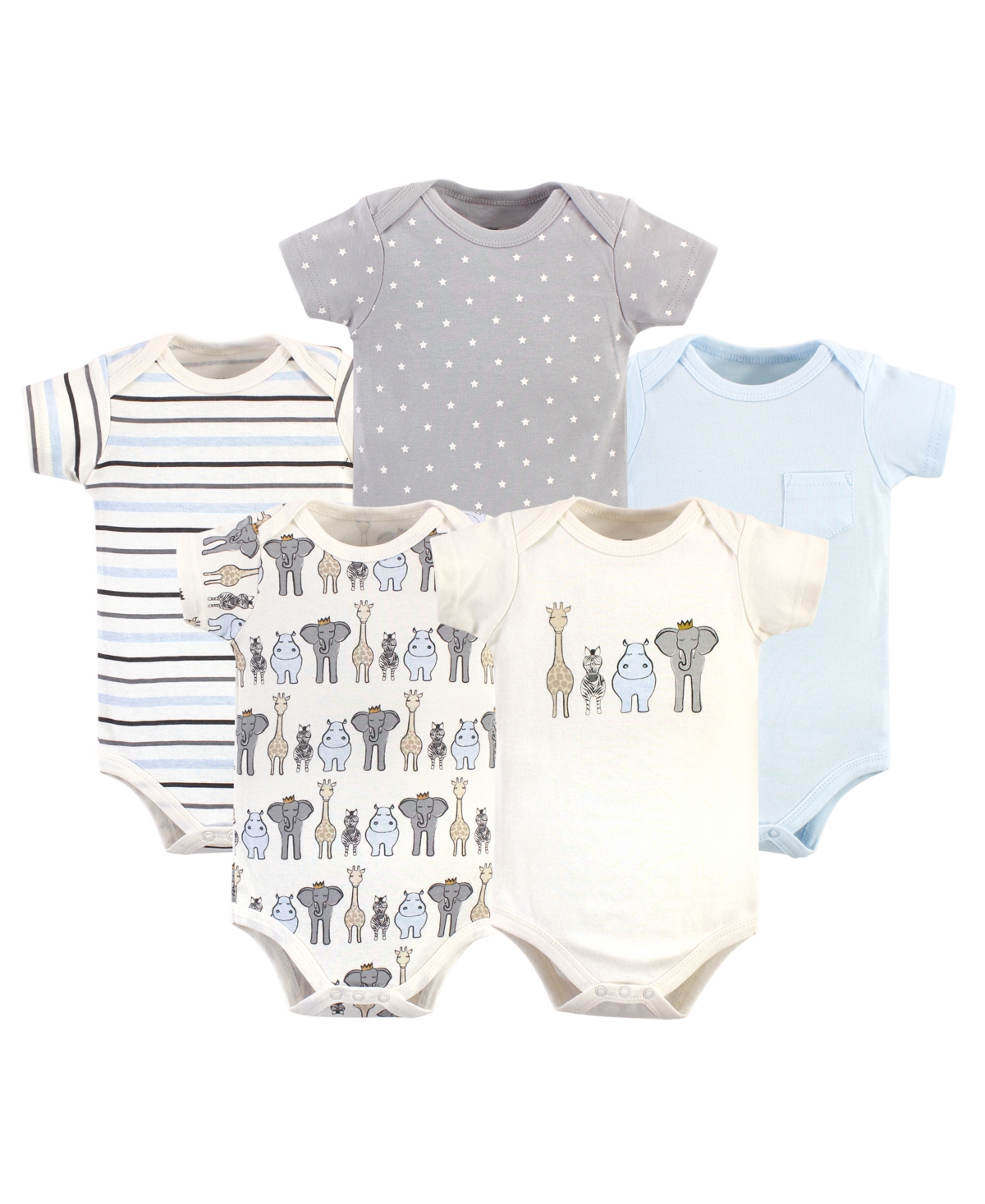 Click here for Hudson Baby Multipack of 5 Comfortable Cotton Body... prices