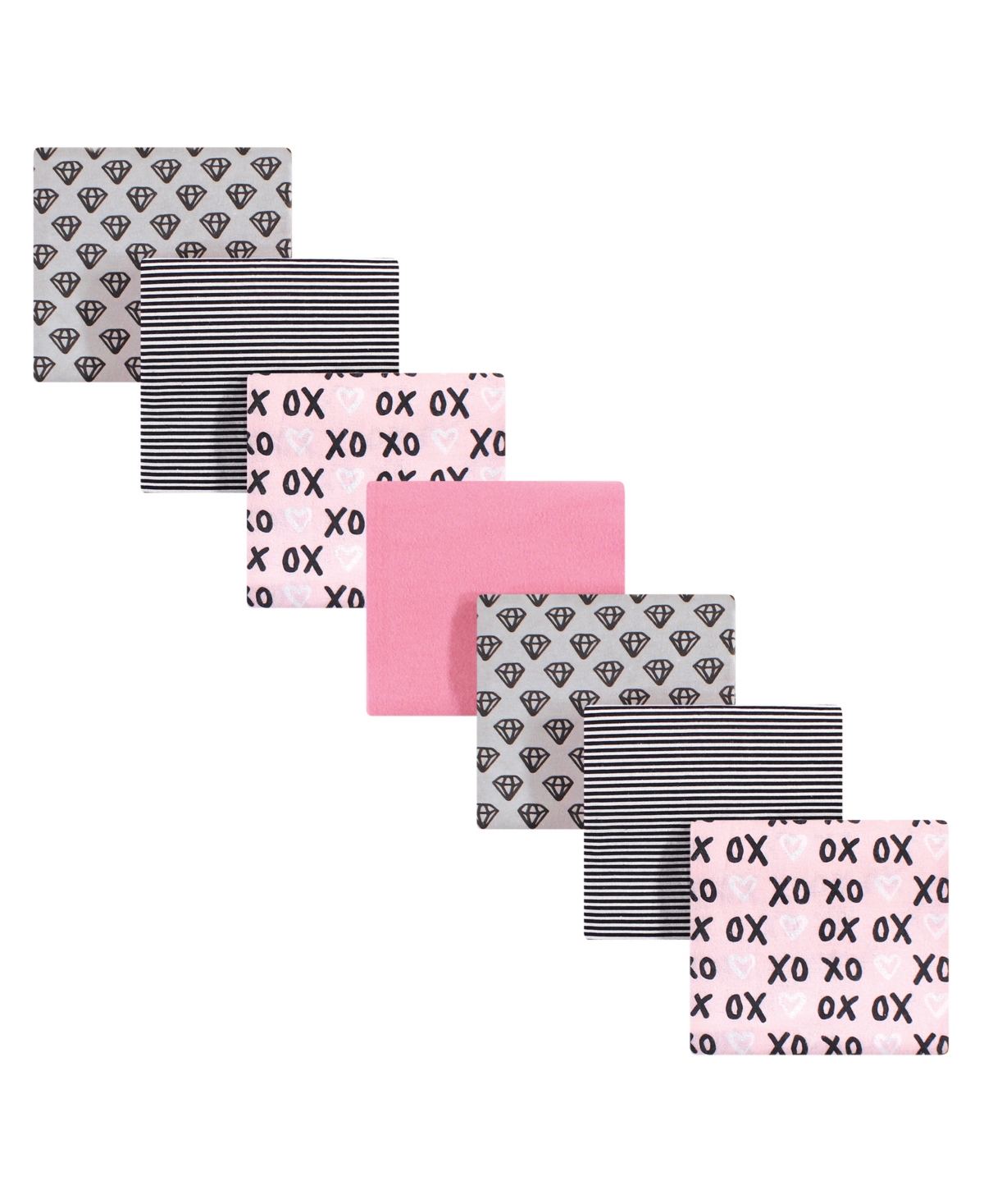Click here for Hudson Baby Girls Seven-Count Cotton Flannel Recei... prices