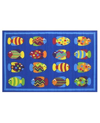 Fun Rugs Fun Time Fish Tank 19" x 29" Area Rug - Macy's