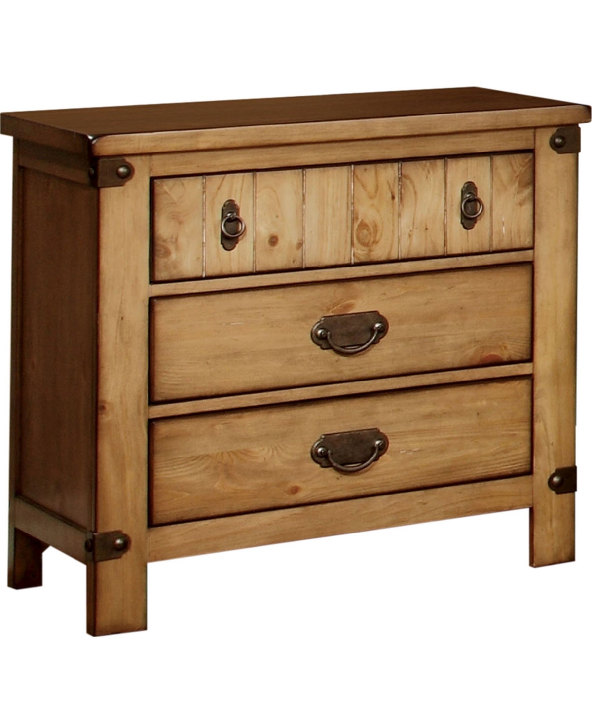 Click here for Sesco 3-drawer Nightstand - Purple prices