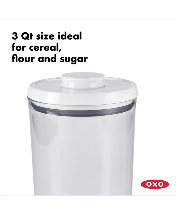 OXO Pop 3-Qt. Round Canister - Macy's