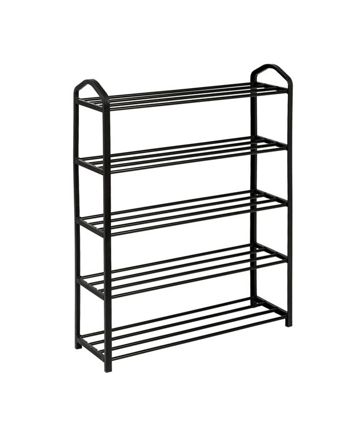 Honey Can Do 5-Shelf Black Wire Shoe Rack - Macy's