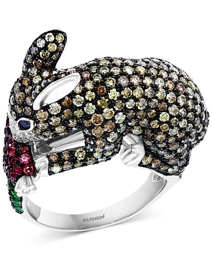 EFFY Collection EFFY® Multi-Gemstone (5/8 ct. t.w.) & Diamond (3-5/8 ct ...