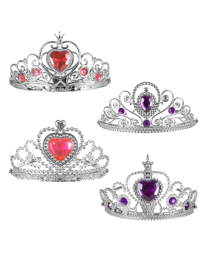 Trademark Global Hey Play Princess Crowns Set - Pretend Play Dress Up ...