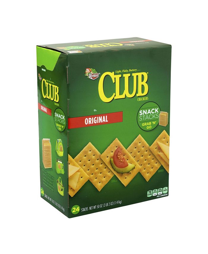 Keebler Original Club Crackers Snack Stacks, 50 oz - Macy's