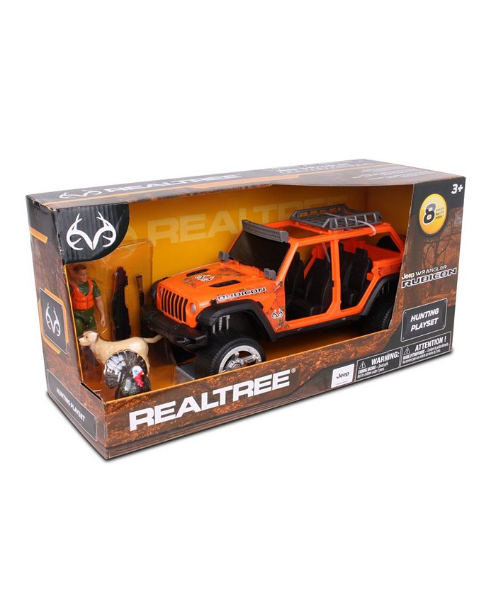 NKOK Realtree 1-18 Scale 8-Piece Jeep Wrangler Turkey Hunting Playset ...