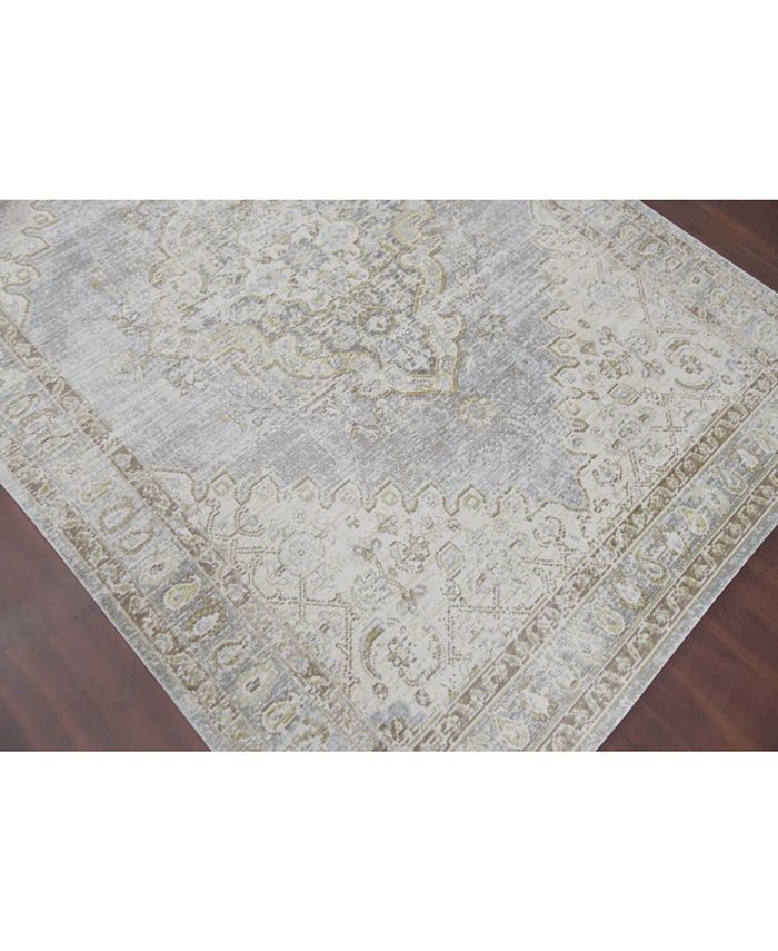 Amer Rugs Century CEN-11 Gray/Ivory 5'3" x 7'3" Area Rug - Macy's
