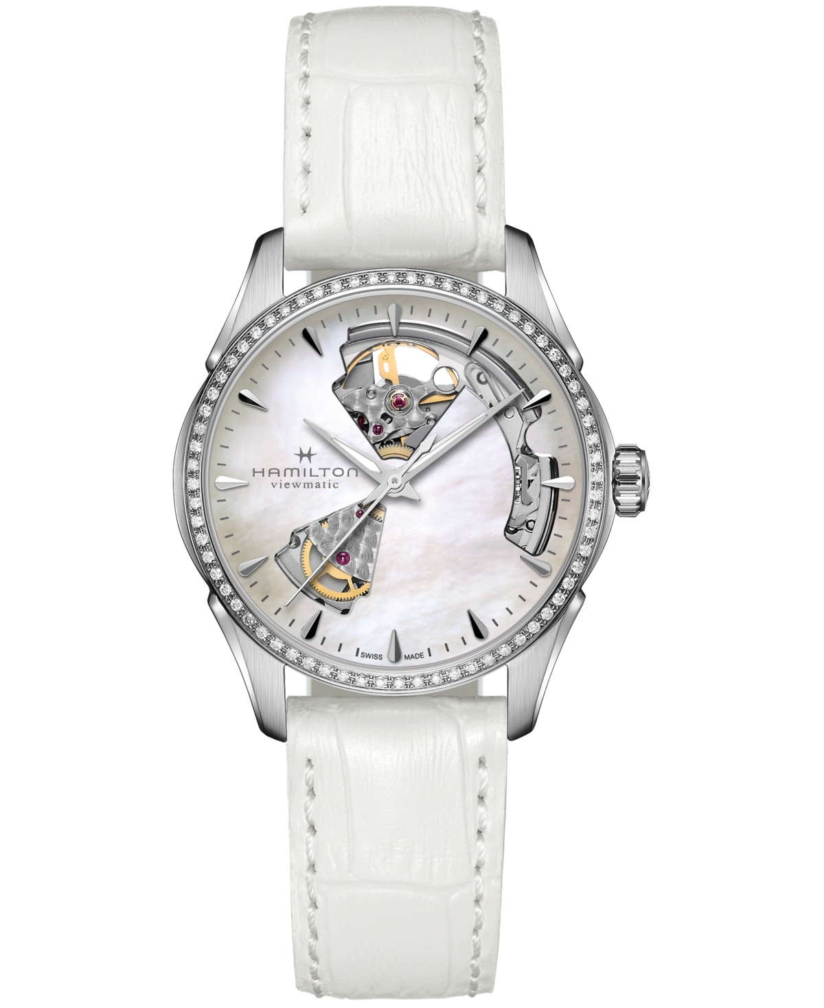 Click here for Hamilton Womens Swiss Automatic Jazzmaster Open He... prices
