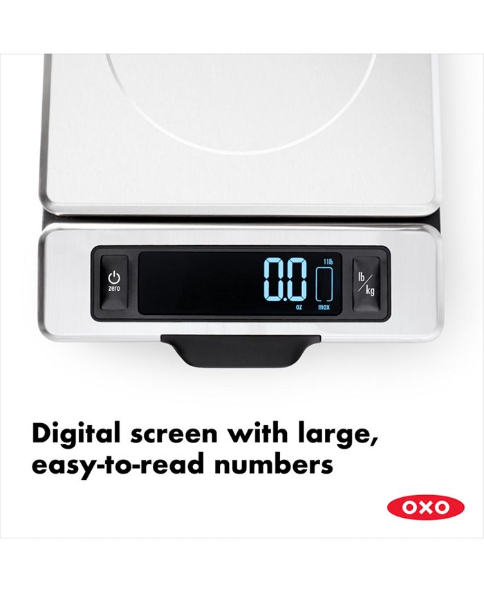 OXO Good Grips Stainless Steel Digital Scale - Macy's
