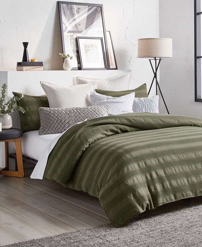 DKNY Avenue Stripe King Comforter Mini Set - Macy's