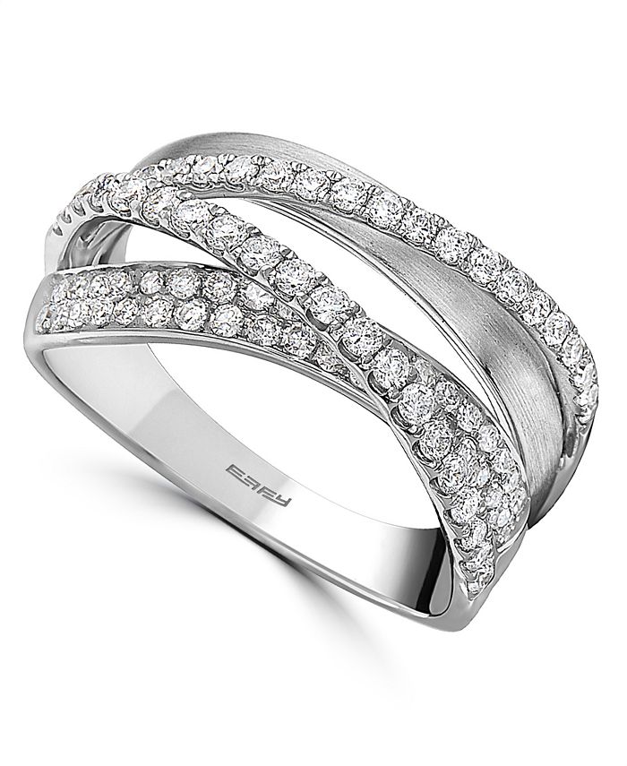 EFFY Collection EFFY® Diamond Crossover Statement Ring (5/8 ct. t.w ...